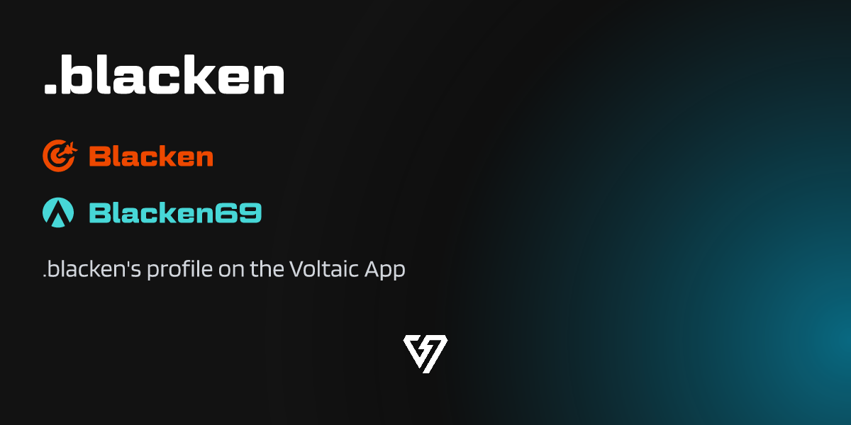 .blacken | Voltaic App