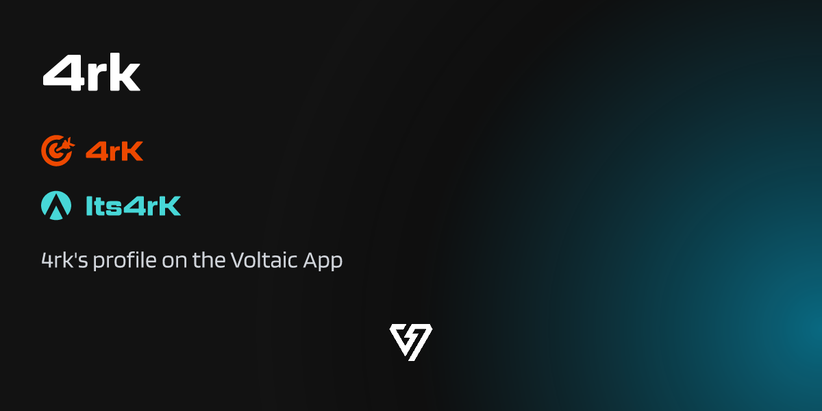4rk | Voltaic App