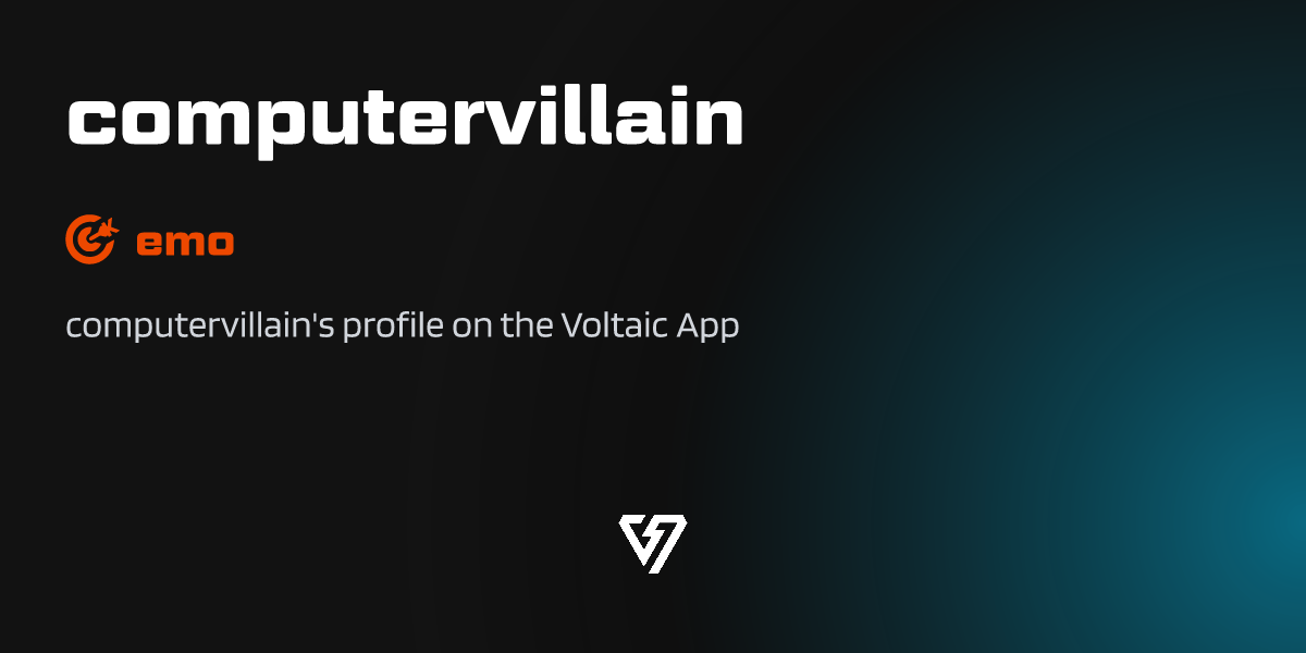 computervillain | Voltaic App