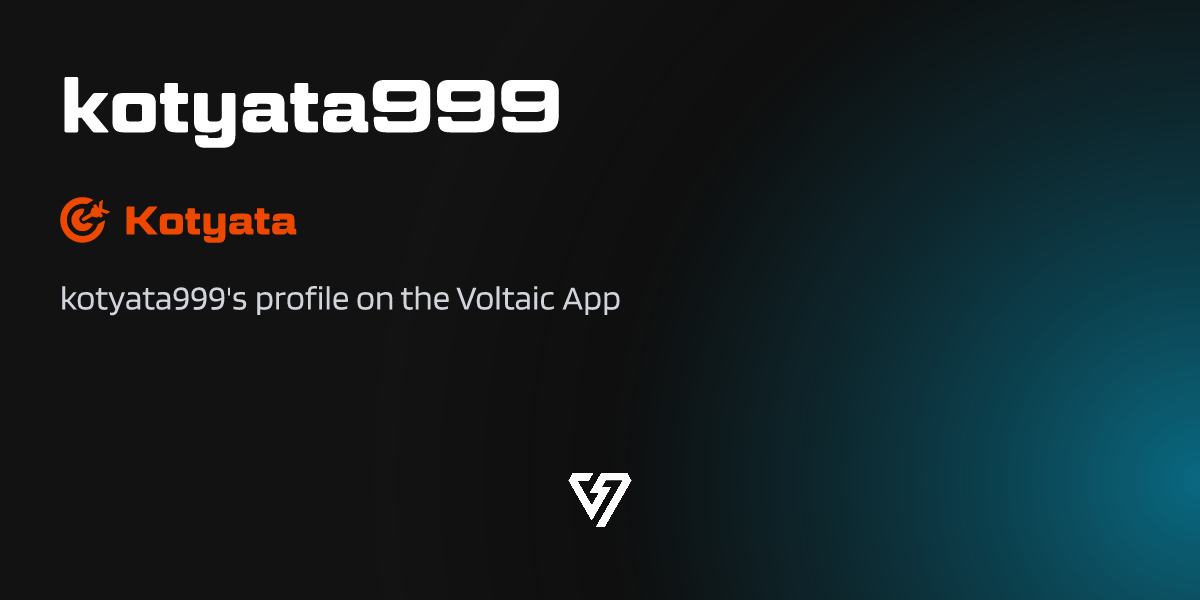 kotyata999 | Voltaic App