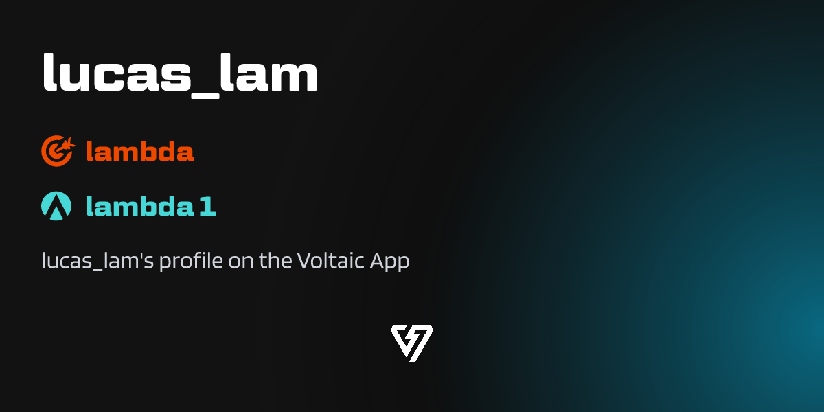 lucas_lam | Voltaic App