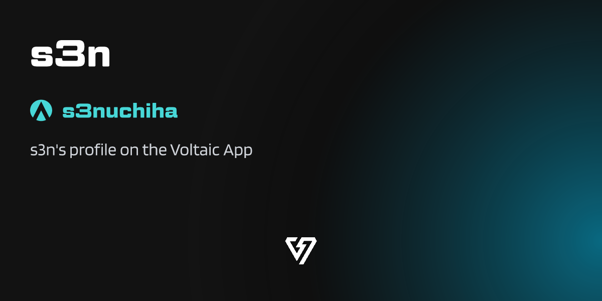 s3n | Voltaic App